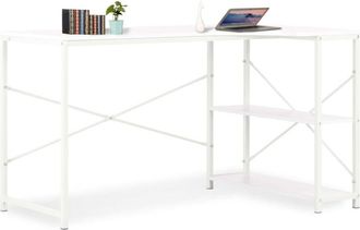 vidaXL Vidaxl - Computertisch Wei&szlig; 120x72x70 cm