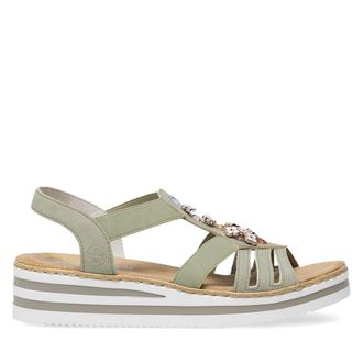 Rieker Sandalen Rieker V0245-52 Gr&uuml;n