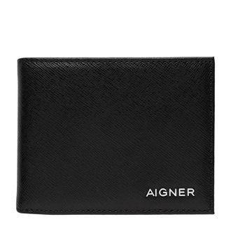 Aigner Aigner Geldb&ouml;rse Saffiano schwarz