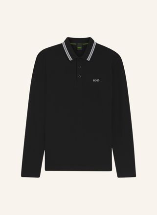 HUGO BOSS Piqu&eacute;-Poloshirt Plisy Regular Fit schwarz