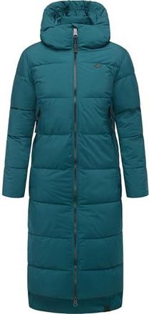 Ragwear Manteau dhiver chaud imperm&eacute;able et respirant pour femme - Manteau matelass&eacute; extra long avec capuche Patrise YOUMODO XS-6XL, XXL