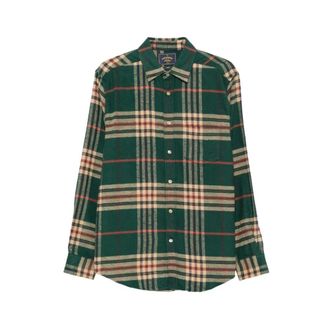 Portuguese Flannel Cervo Flanellhemd - - Shirts - Herren - Gr&uuml;n - 2XL