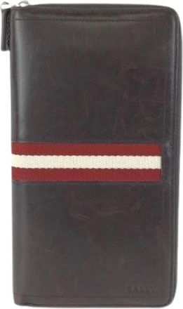 Bally Pre-owned Trainspotting Leather Long Wallet - Homme - Pre-owned - Brun - Taille: ONE Size
