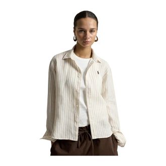 Polo Ralph Lauren Damen, Blusen & Hemden, Beige, MGr&ouml;&szlig;e