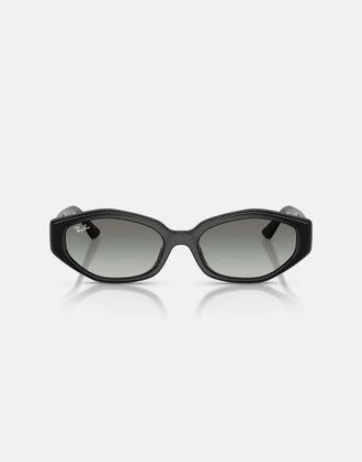 Ray-Ban Rb4473 - Lunettes de soleil avec verres gris irr&eacute;guliers - Noir