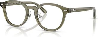 Ray-Ban Rb5443d Optics Transparent Brown Heart Fassung Klar Glas Polarisiert 49-20