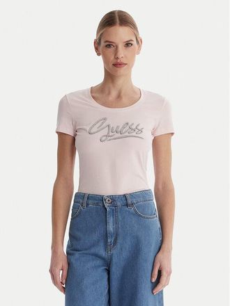 Guess T-Shirt W6RI24 J1314 Rosa Regular Fit