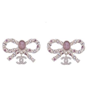 Chanel Ohrringe - NEUE CHANEL CC LOGO & STRASS H&Atilde;NGEROHRRINGE 2023 - Gr. unisize - in Gold - f&uuml;r Damen