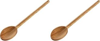 cilio Olivenholz R&uuml;hrl&ouml;ffel Toscana, 30 cm, Braun (Packung mit 2)