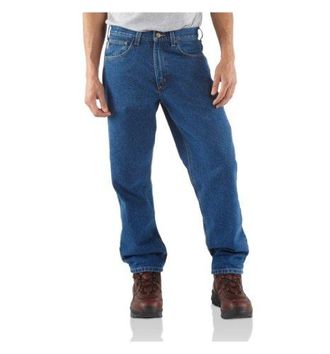 Carhartt Work in Progress Mens Relaxed Fit Five Pocket Tapered Leg Jean B17,Darkstone,30 x 32