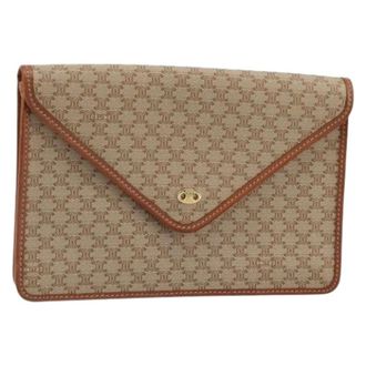 Celine Pochette Vintage Pre-owned - Femme - Pre-owned - Beige - Taille: ONE Size