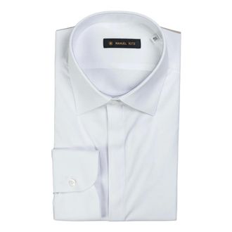 Manuel Ritz Homme, Chemises, Blanc, Taille: 4XL Formal Shirt