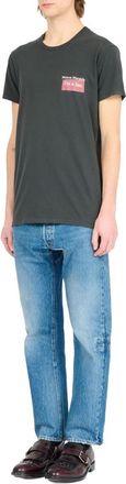 Maison Margiela Printed Cotton T-Shirt - Gray