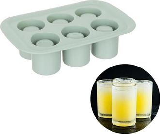 KASANOVA 1 6-KUBUS EISBORM RUNDE FORM HELLGR&Uuml;N, Silikon