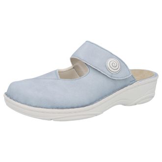 Berkemann Heliane Bequemer Damen Clog von Berkemann mit herausnehmbarem Fu&szlig;bett und Stretcheins&auml;tzen Slipper Pantolette geeignet f&uuml;r Einlagen und bei Hallux Val