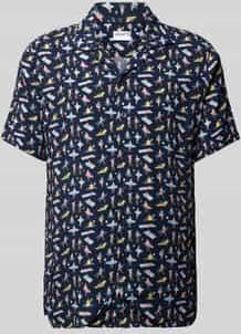 Jake*s Slim Fit Freizeithemd mit kurzem Arm
