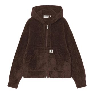 Carhartt Work in Progress Maine Active Sweater Jacke - - Sweatshirts & Hoodies - Damen - Braun - M