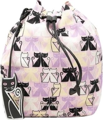 Miu Miu Pre-owned Canvas Pouch - - Pre-owned - Damen - Mehrfarbig - ONE SIZE