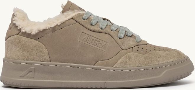 SNEAKERS MEDALIST LOW AUS NUBUK WILDLEDER UND SHEARLING LONDON FOG