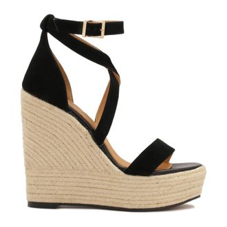 Kazar Wildledersandalen am Anker mit Juteseil - - Shoes - Damen - Schwarzk - 39 EU