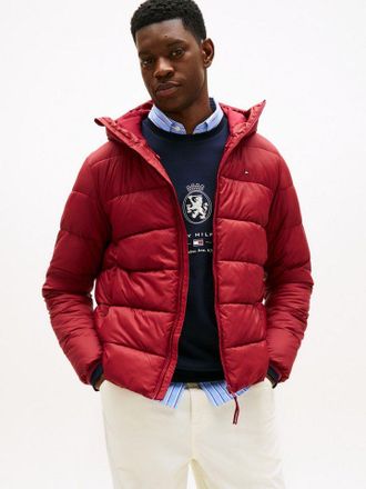 Tommy Hilfiger Steppjacke MID WEIGHT HOODED JACKET Winterjacke, &Uuml;bergangsjacke