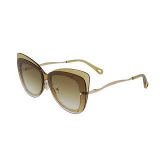 Chlo&eacute; Stylische Sonnenbrille - - Accessories - Damen - Gelb - 63 MM