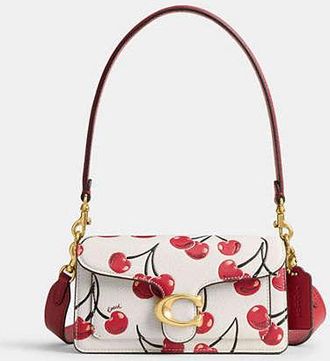 Coach Tabby Schultertasche 20 mit Kirschprint