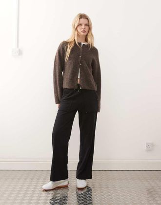 Dickies APAC - Pantalon de jogging ample en tissu &eacute;ponge - Noir