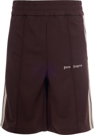 Palm Angels Homme, Shorts, Brun, Taille: S Classic Logo Track Shorts