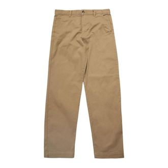 Selected Lockere Twill Chinchilla Hose - - Trousers - Herren - Braun - W38