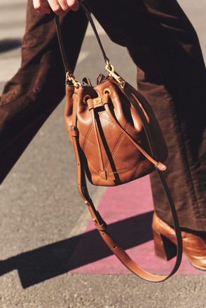 Gerard Darel Sac en cuir matelass&eacute; - NAOMI - Tan