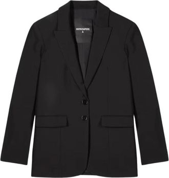 Patrizia Pepe Femme, Vestes, Noir, Taille: 42 FR Sartorial Blazer