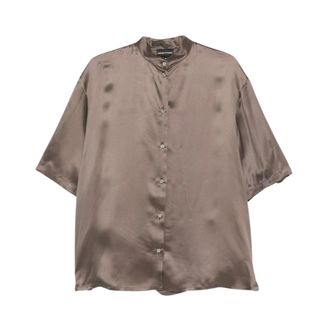 Emporio Armani Kurzarmhemd - - Blouses & Shirts - Damen - Braun - L