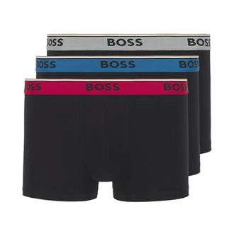 HUGO BOSS Homme, Sous-v&ecirc;tements, Noir, Taille: XL Trunk 3P Power Pack