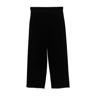 Max Mara Femme, Pantalons, Noir, Taille: 32 FR Wide Pantalons