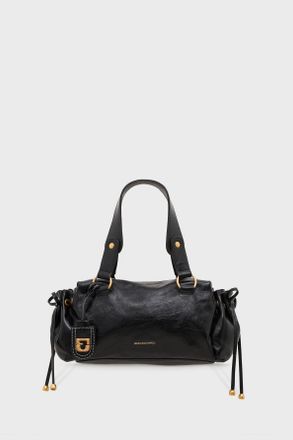 Gerard Darel Sac &agrave; main en cuir effet froiss&eacute; - GRACE - Noir