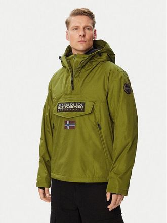 Napapijri Anorak Rainforest Next NP0A4IB9 Khakifarben Regular Fit