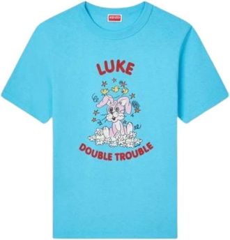 Kenzo Homme, Tops, Bleu, Taille: M T-Chemises