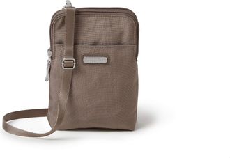 Baggallini Take Two RFID Bryant Crossbody, Portobello Shimmer, Einheitsgr&ouml;&szlig;e