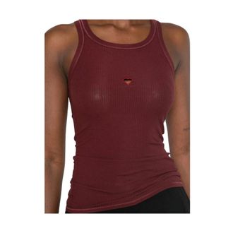 BASERANGE Femme, Tops, Rouge, Taille: 36 FR Top Baserange