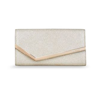 Jimmy Choo London Femme, Sacs, Gris, Taille: ONE Size Emmie Clutch