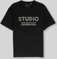 Tom Tailor Denim Relaxed Fit T-Shirt aus reiner Baumwolle