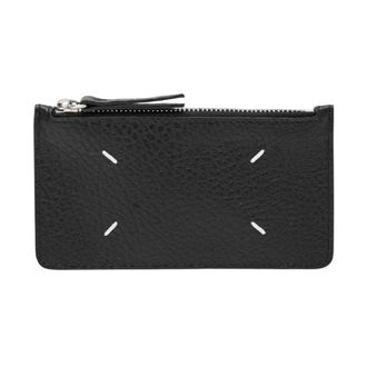Maison Margiela Homme, Accessoires, Noir, Taille: ONE Size Porte-cartes zipp&eacute; EW