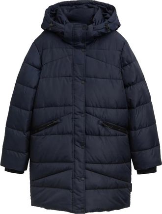 Tom Tailor Kapuzen-Puffermantel wasserabweisend - - Coats - Damen - Blau - 2XL
