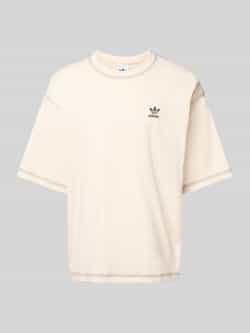 adidas Originals T-Shirt mit Label-Stitching und Rundhalsausschnitt
