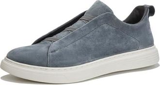 Generic Chaussures de marche d&eacute;contract&eacute;es en cuir v&eacute;ritable respirant et confortable pour homme, gris, 40 2/3 EU