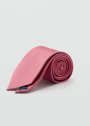 Mango Einfarbige Seidenkrawatte pastellrosa - Herren - Einheitsgr&ouml;&szlig;e - MANGO MAN