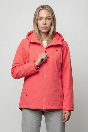 Alife And Kickin Sommerjacke Damen PaolinaAK A &Uuml;bergangsjacke, Jacke &Uuml;bergangsjacke mit Kapuze und Tunnelzug in recyceltem Materialmix