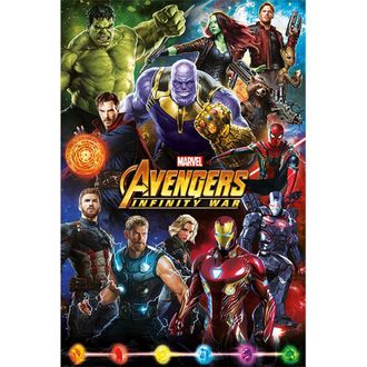 MARVEL Marvel Comics Avengers: Infinity Krieg Zeichen Maxi Poster,61 x 91.5 cm