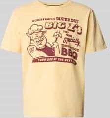Superdry Loose Fit T-Shirt mit Label-Print Modell Roadside Trade